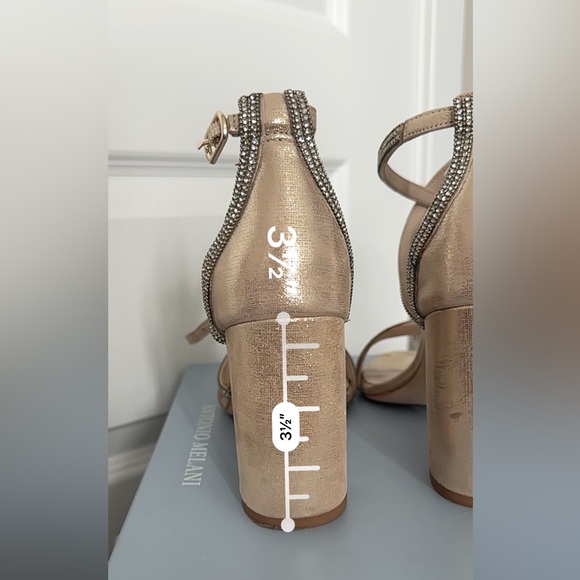ANTONIO MELANI | Shoes | Antonio Milani Garlini Goldnude Heels | Poshmark